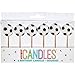 Amazon.com: Soccer-Themed Birthday Candles (Pack Of 6) - Black & White ...