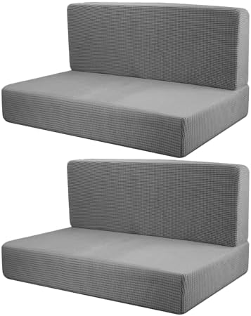 4Pcs Camper Cushion Covers Furniture Protector Comfort Elastic Easy Fitted Bench Covers RV Seat ...