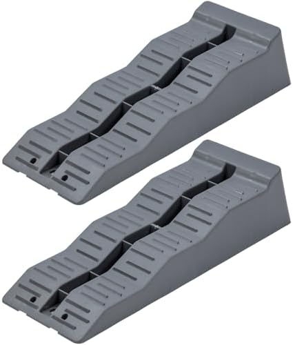 KATSU Tools 2 PCs Caravan Levelling Ramps 5 Ton Capacity Heavy Duty 3 ...