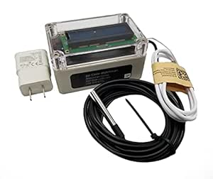 pp-Code WiFi Temperature Probe Sensor, Monitor from Anywhere with Email & Text alerts (Probe ...