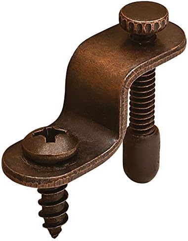 Hardware Bronzed Adjustable Glass Retainer Clip for Multiple ...