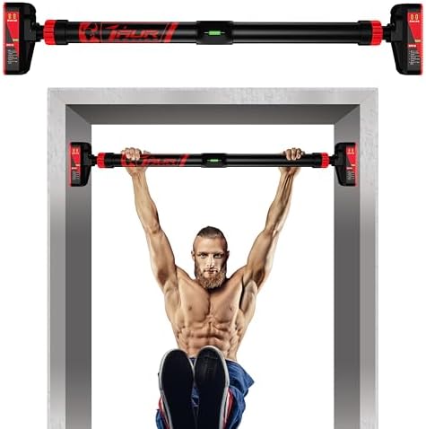 HERO FIT Pull Up Bar at Home Gym for Door & Wall without Screw, 300 Kg ...
