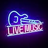 Live Music Neon Signs Blue Pink Music LED Neon Lights Letters Neon Sign ...