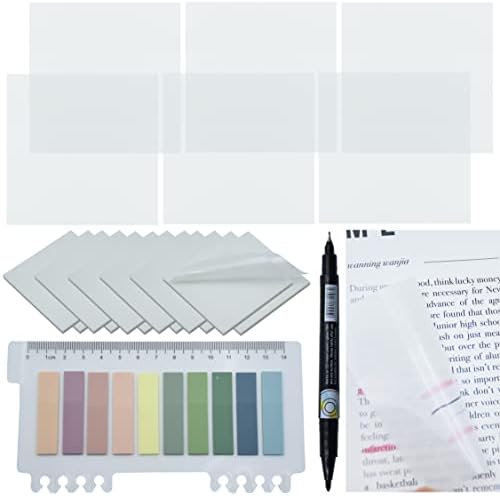 Amazon.com : YOUDEFUL 800Pcs Transparent Sticky Notes, 3"x3" Clear ...