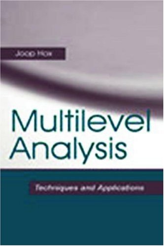 Amazon.com: Multilevel Analysis: Techniques and Applications ...