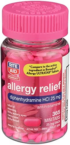 Amazon.com: Rite Aid Natural Sleep Aid Caplets, Diphenhydramine HCl ...
