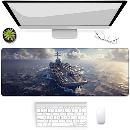 Amazon.com: VANZEV Aircraft Carrier Gaming Mouse Pad, Mouse Pad, Desk ...