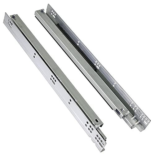 Pair of DTC 21" (533.5mm) Undermount Drawer Slides for 5/8”(16mm) Thick ...