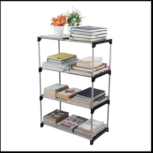 LOTSPEK 4 Layer Bookshelf for Home Library, Book Stand| Book Rack for ...