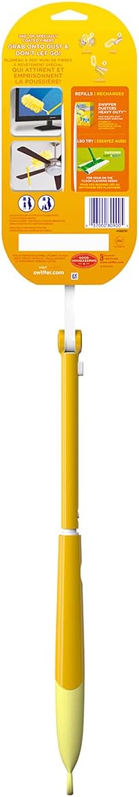 Amazon.com: Swiffer Dusters Heavy Duty 3 ft Extended Handle Dusting Kit ...
