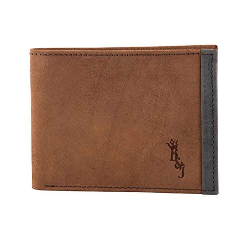 Buy Buff & Jack Stylish Genuine Leather SHOCK of RUST Wallet for Men ...