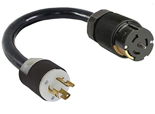 L6-15P 3-Pin Male 220/250V Twist-Lock Plug to CS8265-R 220/250V Female ...