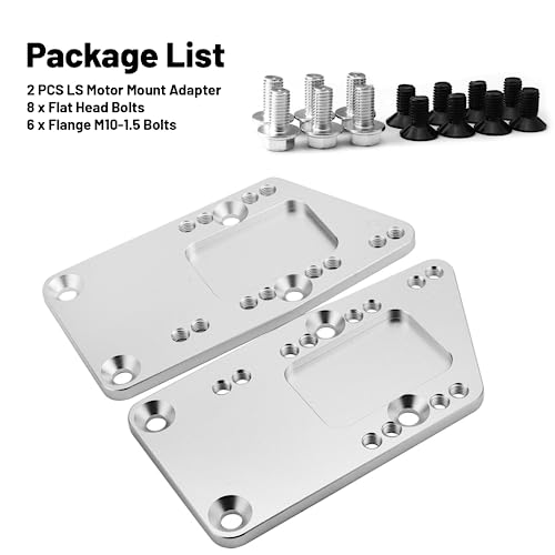 Snapklik.com : Motor Mount Adapter Plate SBC Vehicle To LS Engine ...