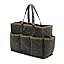 Tool Tote Bag, Heavy Duty 16OZ Waxed Canvas Garden Tool Carrying Tote ...