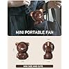 Amazon.com: wegte Bear Fan, Portable Neck Fan, Cute Handheld Fan ...