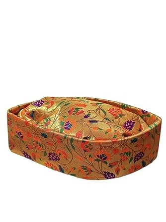 Firstdemand Traditional Paithani Topi Handstitch Ready to Wear for ...