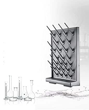Lab Supply Drying Rack, Pegboard Bench-top/Wall-Mount Laboratory ...