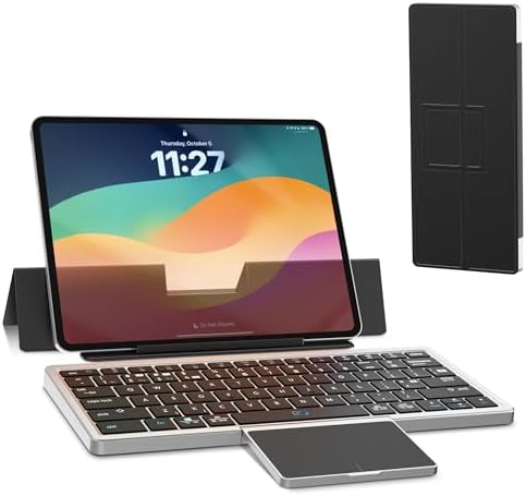Amazon.com: Inateck Bluetooth Keyboard with Touchpad, Ultra-Light&Silm ...