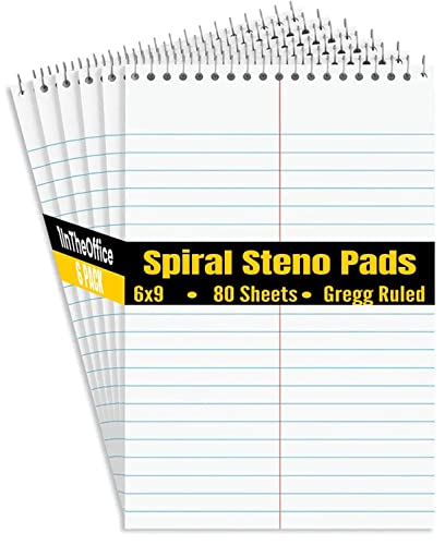 Snapklik.com : 1InTheOffice Steno Pads Spiral 6x9