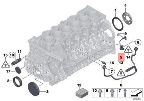 Amazon.com: GTV INVESTMENT Crankshaft Position Sensor E70 E71 E82 E84 ...