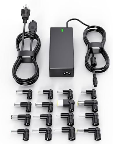 90W Universal Portable Laptop Charger Ac Power Adapter 15-20V with ...