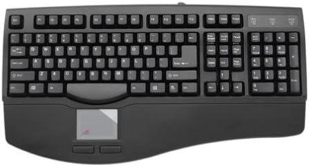 Amazon.com: Adesso Win-Touch 107-Key Black PS/2 Keyboard with ...