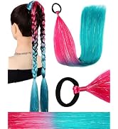 Amazon.com : Ponytail Extension With Hair Tie 26 inch Colored Hair ...