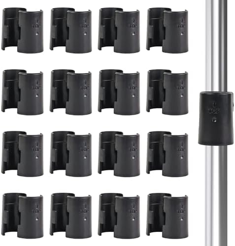 Amazon.com: 16 Pack Wire Shelving Shelf Lock Clips,1inch Black Round ...