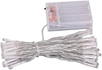 30 LEDs Fairy Lights Outdoor, 2 Pack 3 Meters Christmas Lights with 2 ...