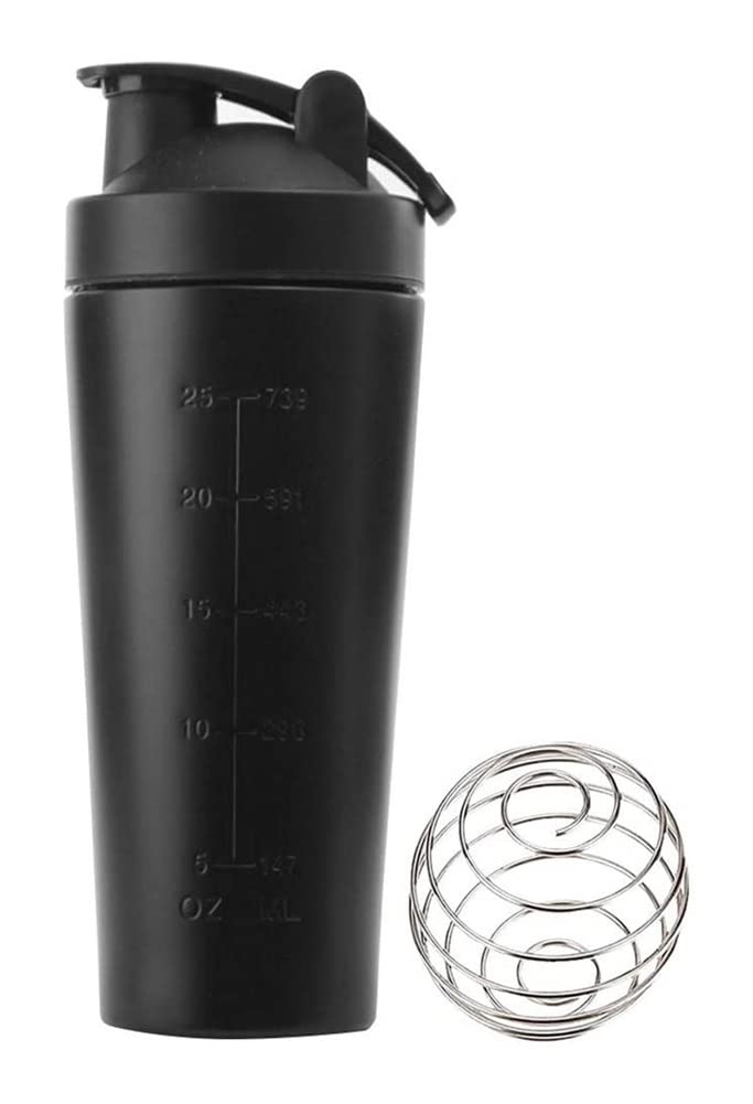 Stainless Steel Protein Shaker Cup, Protein Powder Shaker, 1L Large ...