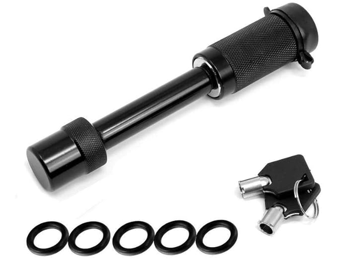 100% Stainless Steel Trailer Hitch Pin Bolt Keeper Grip Clip Kit with ...