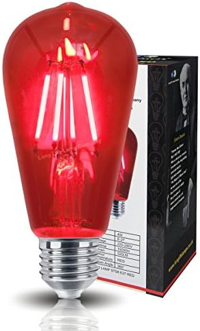 Long Life Lamp Company 2 x 6w LED Blue Light Bulb E27 Edison Screw Glow ...