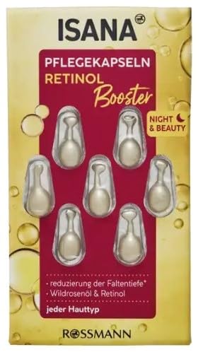 Amazon.com: ISANA Care Capsules Retinol Booster (3 pack) : Beauty ...
