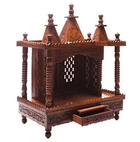 Shilpi Wooden Amazing Handcrafted Sheesham Wood Mandir/Wooden Home ...