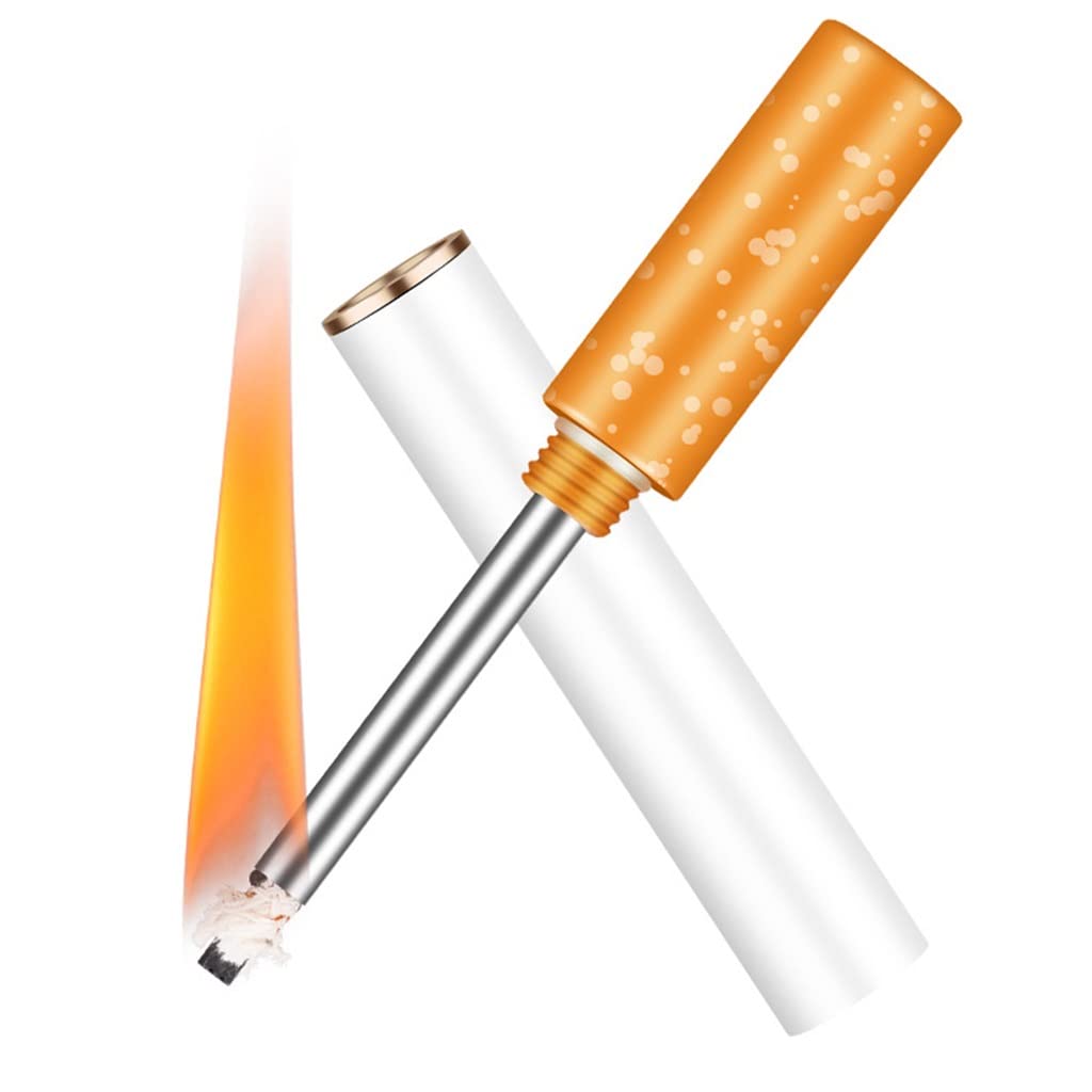 Lighting A Cigarette With A Match