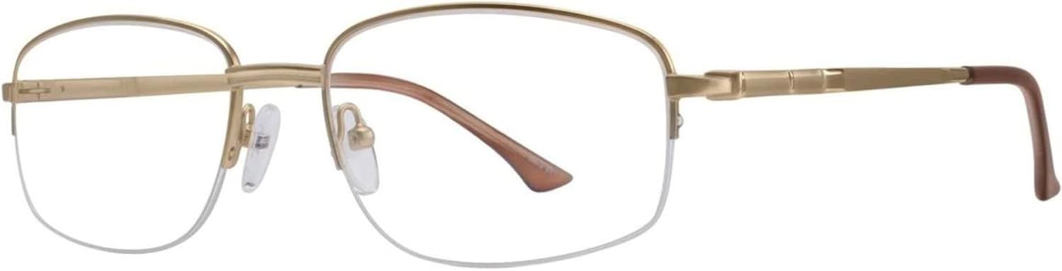 Amazon.com: GALLERY Eyeglasses DOUG Gold 54MM : Clothing, Shoes & Jewelry