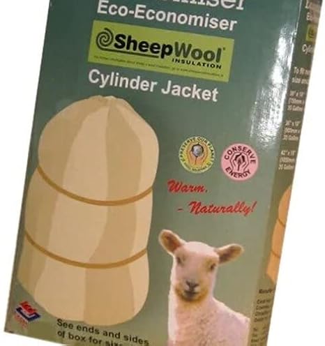 Sheepwool Eco-Economiser Hot Water Cylinder Lagging Jacket 900mm x ...