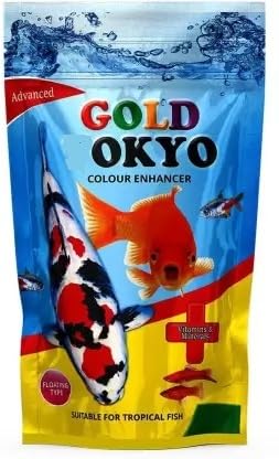 AKSHAT ENTERPRISES Gold Color Enhancer Food for Tropical Fish,200g ...