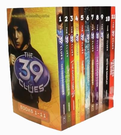 The 39 Clues Series 11 Books With The 39 Clues Card Pack For Books 1,2 ...