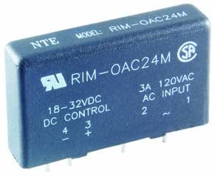 NTE Electronics RIM-ODC5M Series Rim Slimline Output Digital Module, 5 VDC Input, 5-48 VDC ...