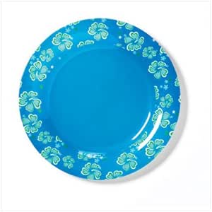Amazon.com | Blue Hawaiian Melamine Plates - Style 36680: Dinner Plates ...