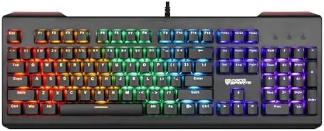 Amazon.in: Buy coconut Storm Mechanical 104 Keys Wired Gaming Keyboard ...