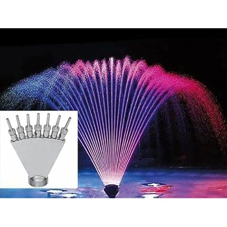 HUMA Fountains and Pools, Finger Jet Fountain Nozzle, Full SS Multi Jet ...