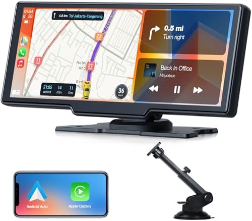 Inalámbrico Carplay y Android Auto, Hodozzy 10,26 Pulgadas Radio Coche ...