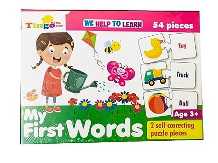Buy SkyzL My First Word Early Puzzles for Kids 2 Self Correcting Puzzle ...