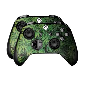Amazon.com: Skin Compatible with Microsoft Xbox One Controller (2 Pack ...