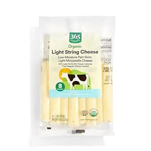 Amazon.com: 365 By Whole Foods Market, Mozzarella String Light Organic ...