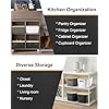 Amazon.com - AREYZIN Storage Bins with Bamboo Lids 6 Pack Lidded ...
