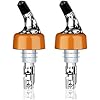 Amazon.com: 2 Pack Automatic Measured Bottle Pourer Spout - Quick Shot ...