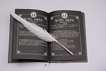 Offo Death Note Replica Notebook – A5 Hardbound Journal with Feather ...